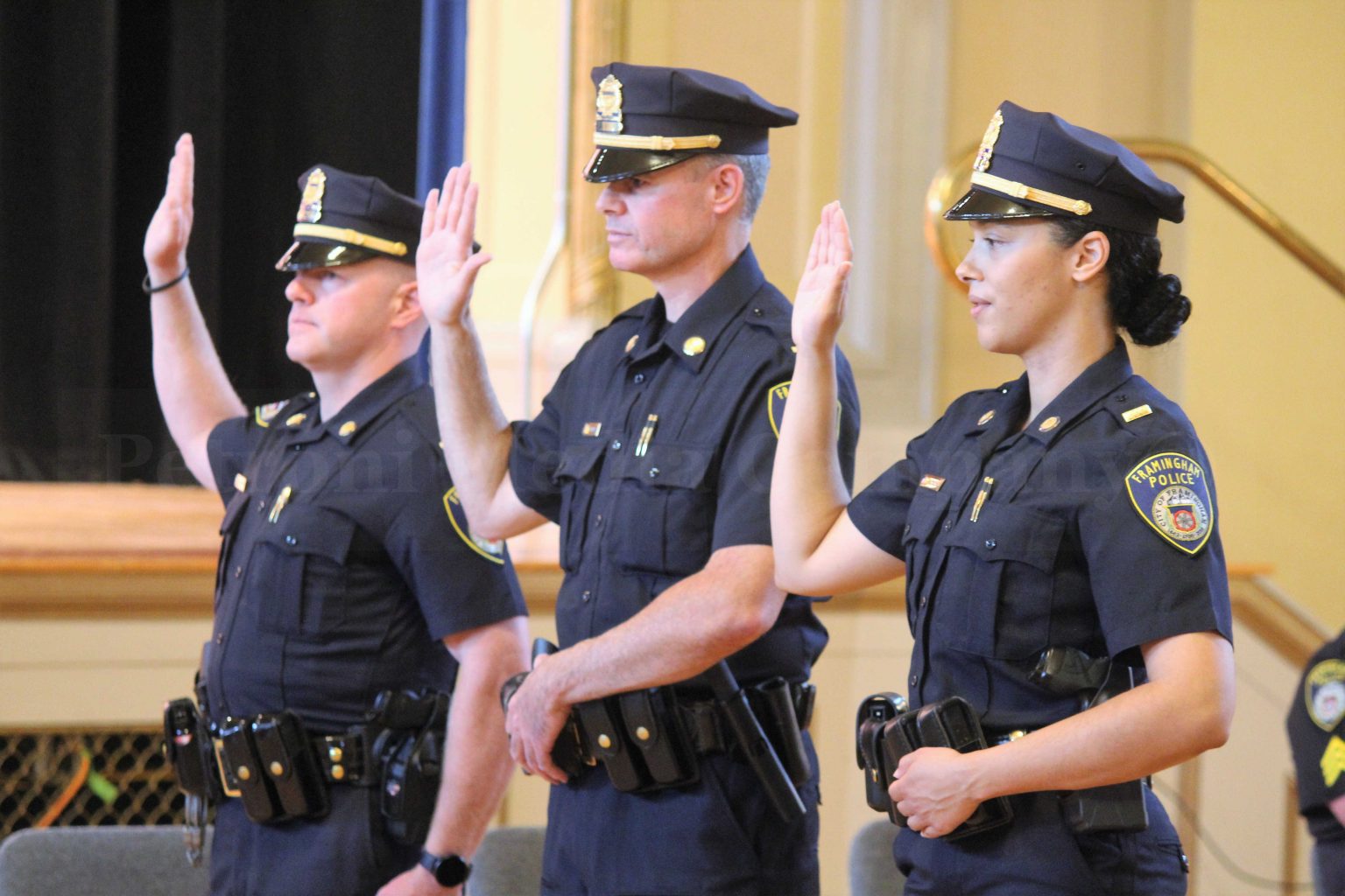 PHOTOS: Framingham Promotes 3 To Police Lieutenant - Framingham Source