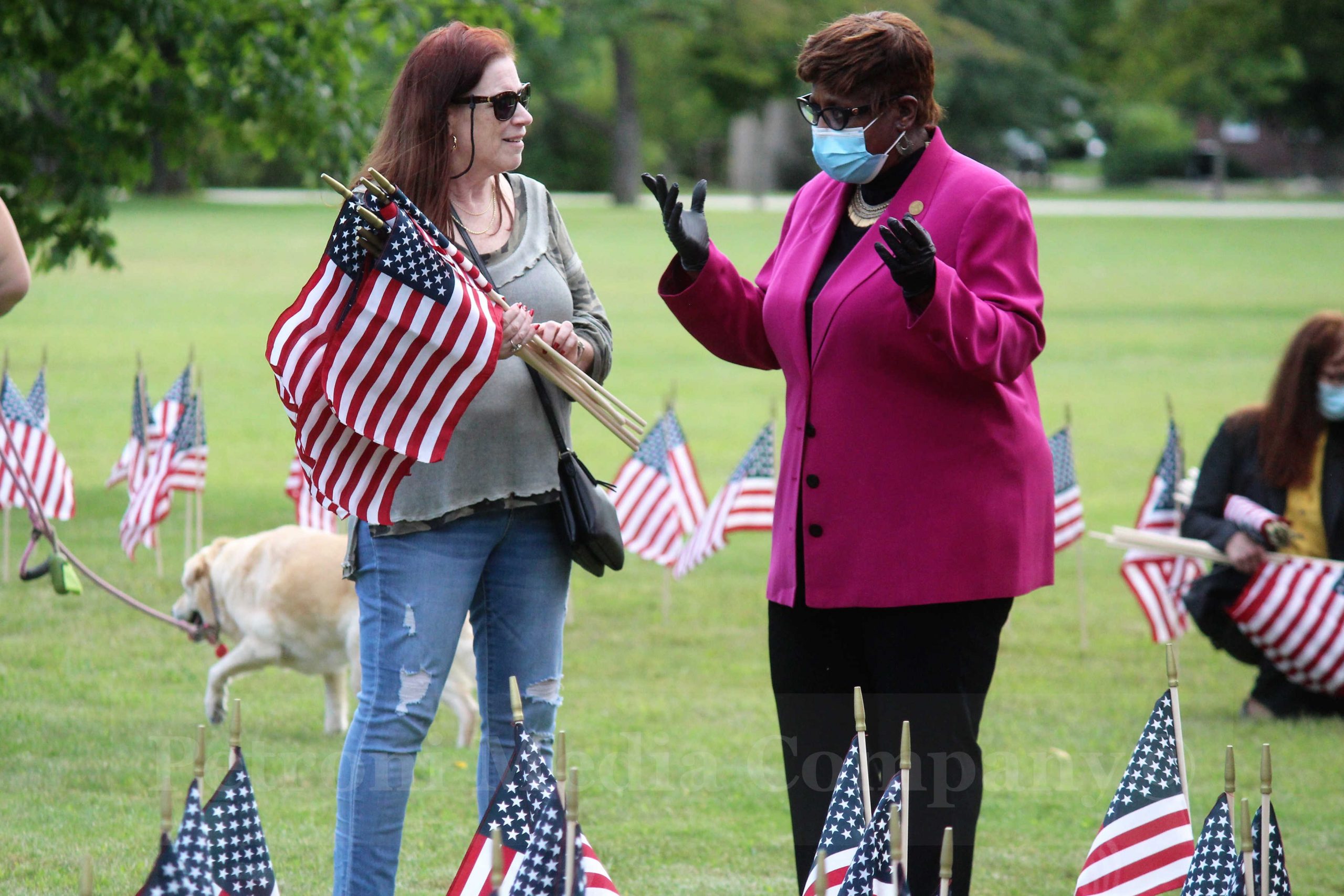 PHOTOS: 2,977 Flags Installed at Cushing Memorial Park To Honor Sept ...