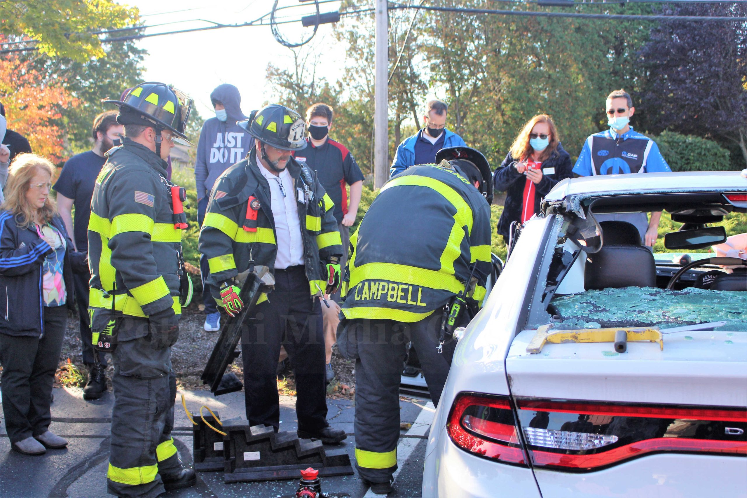 PHOTOS: Ashland Fire Demonstrates Jaws of Life For MassBay Automotive ...
