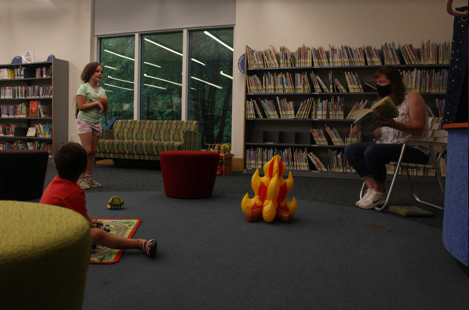 PHOTOS: Campfire Stories at Christa McAuliffe Library - Framingham Source