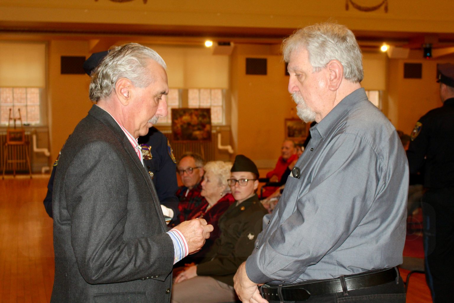 Photos: Medal of Liberty Presented To Family of Charles Andrew Salvi at ...