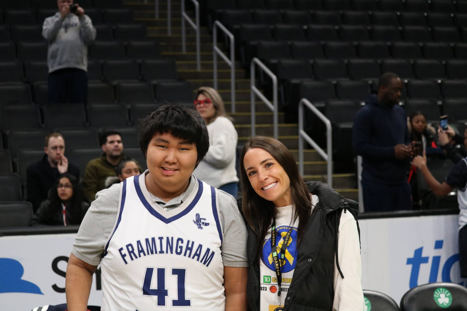 PHOTO GALLERY: Framingham Flyers Vs Newton North Tigers at TD Garden ...