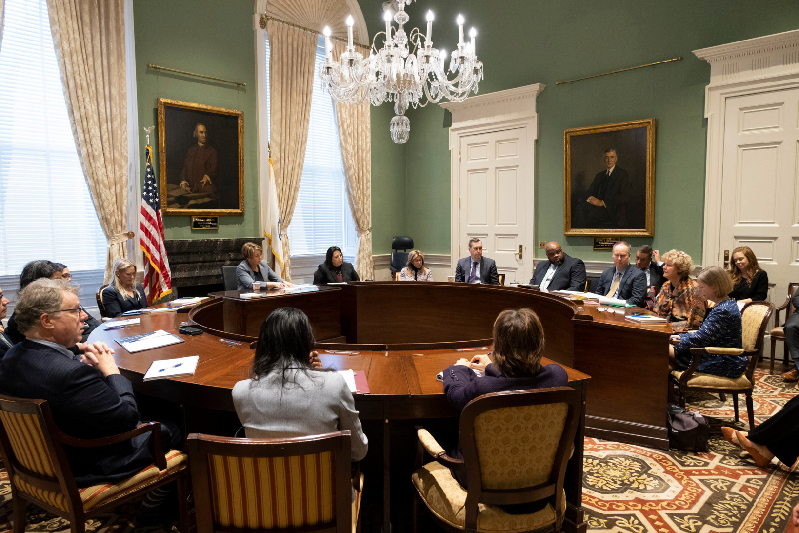 Gov. Healey Swears In New Cabinet Members & Holds First Meeting ...