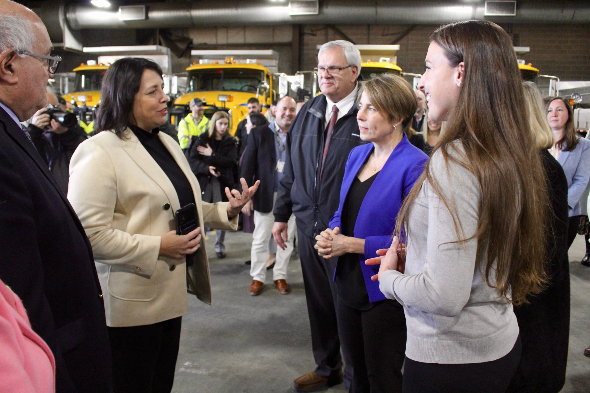 PHOTOS: Gov. Healey & Lt. Gov. Driscoll Thank Framingham DPW Workers ...