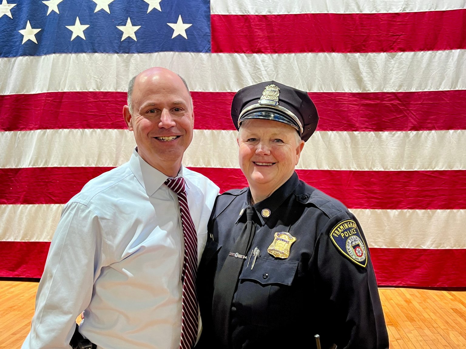 PHOTOS: School Resource Officer McGrath Awarded #1 Badge in Framingham ...
