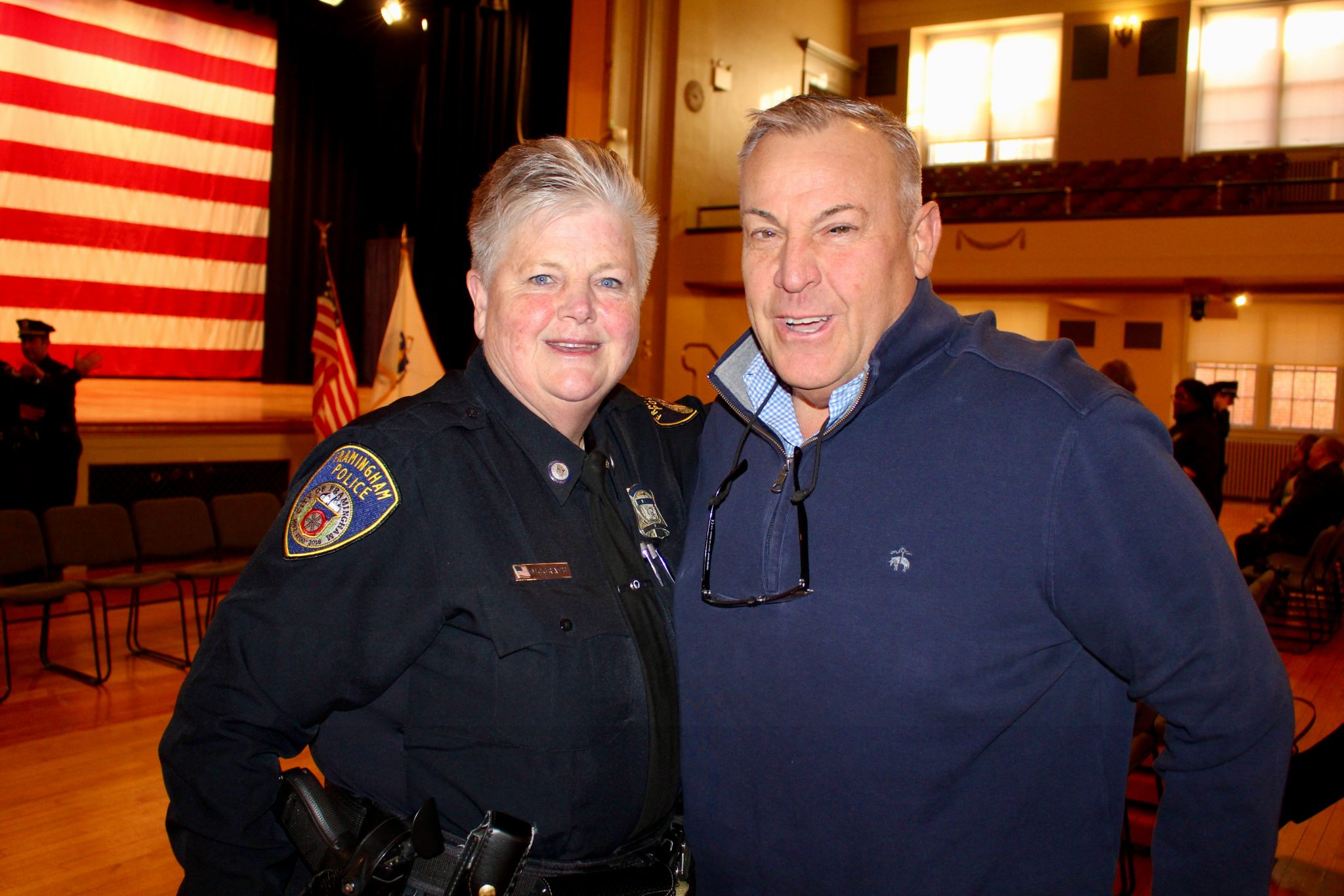 PHOTOS: School Resource Officer McGrath Awarded #1 Badge in Framingham ...