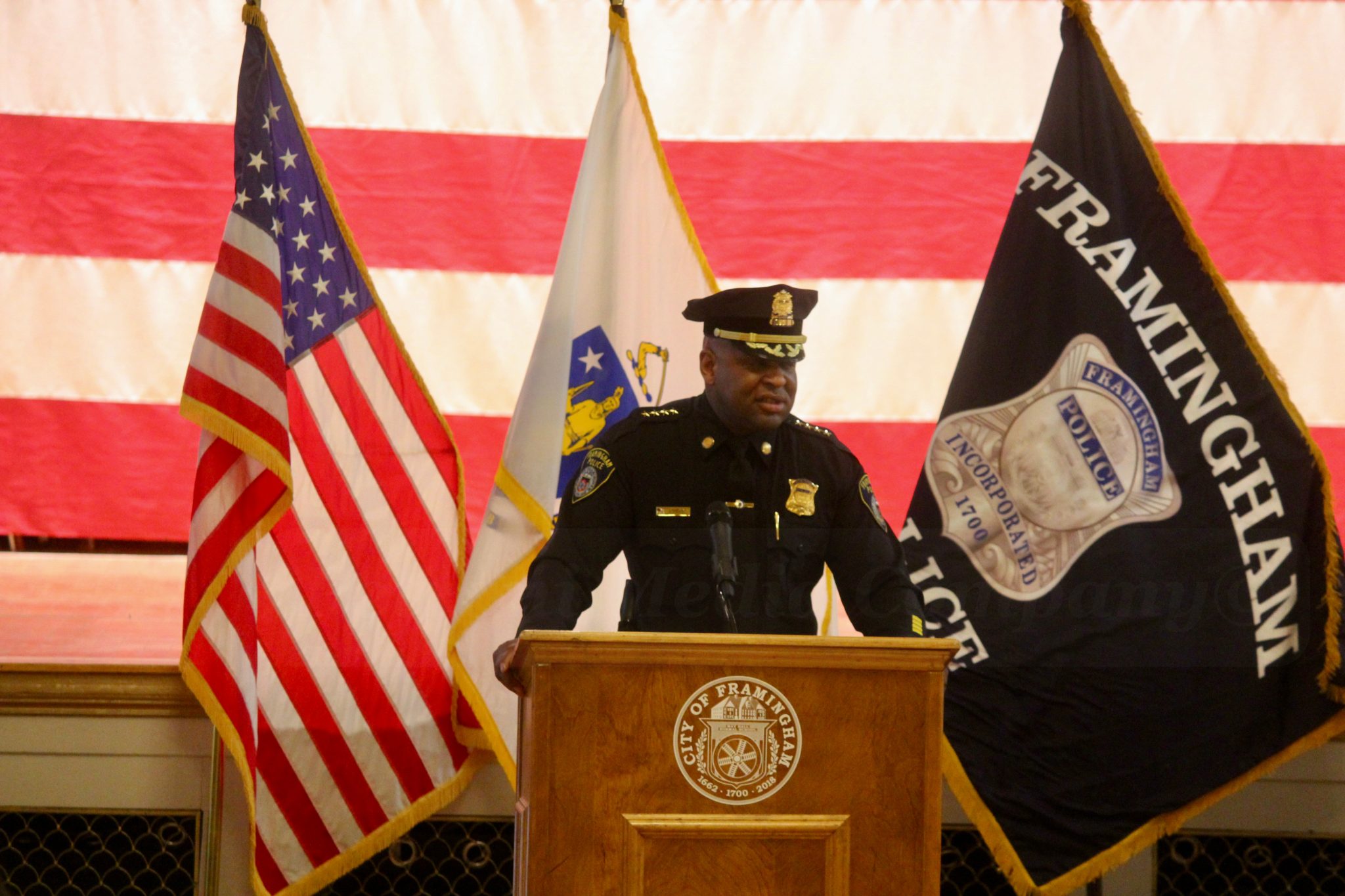Upton Dispatcher Sworn In As New Framingham Police Officer - Framingham ...