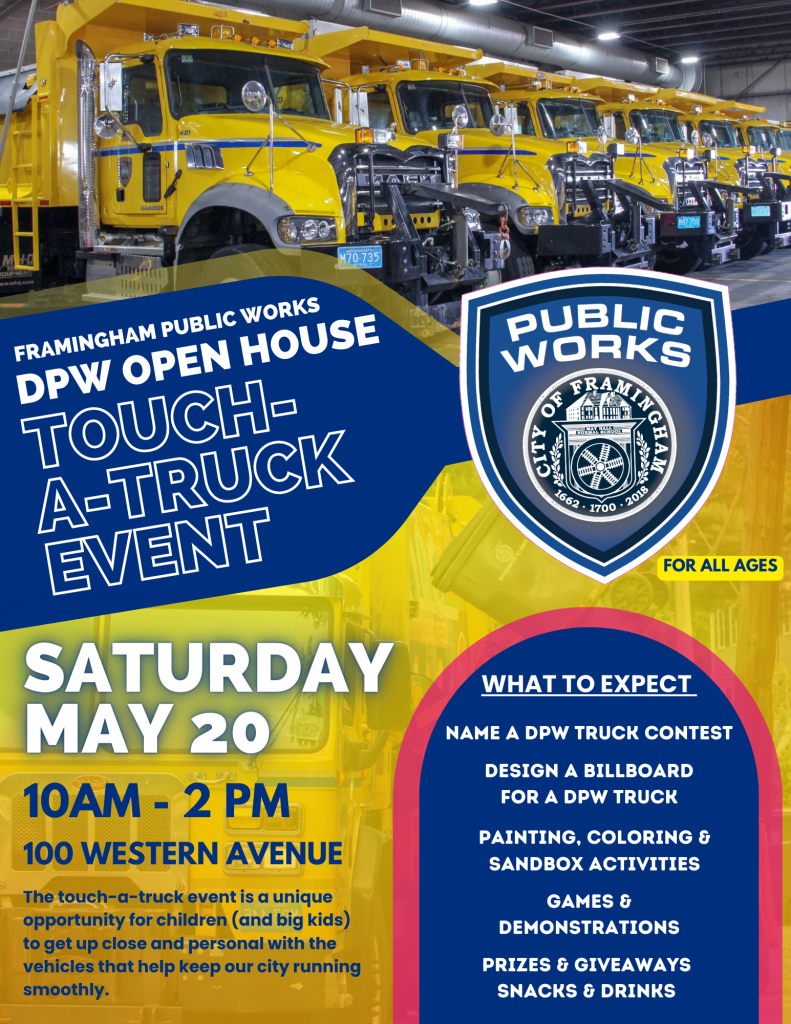 Department of Public Works Hosting Touch-A-Truck & Open House Saturday ...